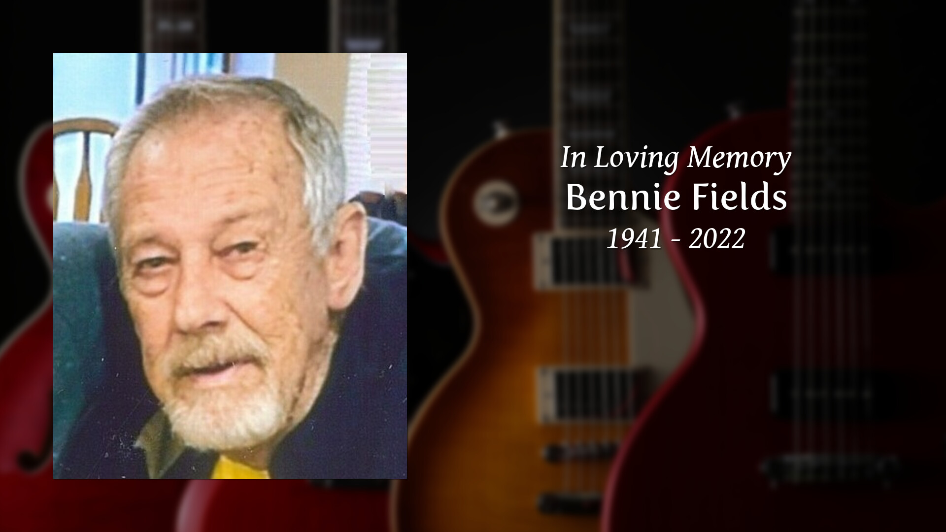 Bennie Fields - Tribute Video