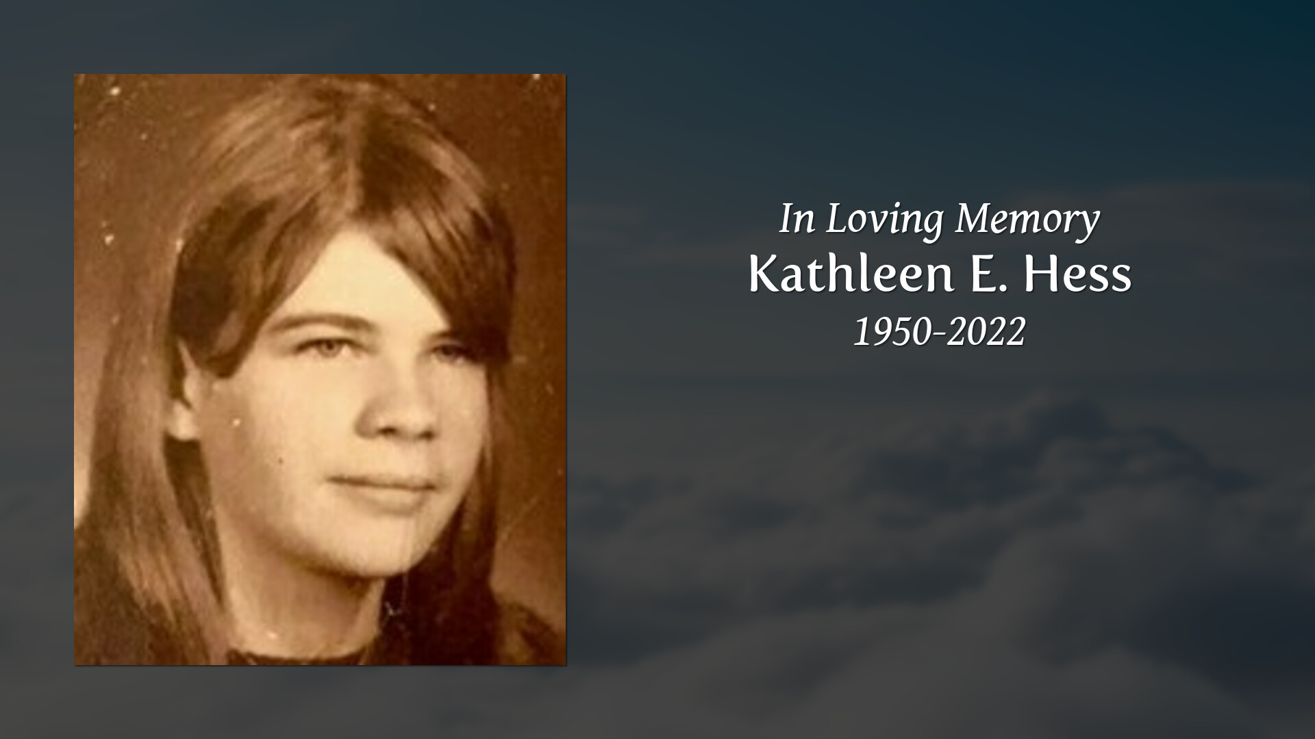 Kathleen E. Hess - Tribute Video