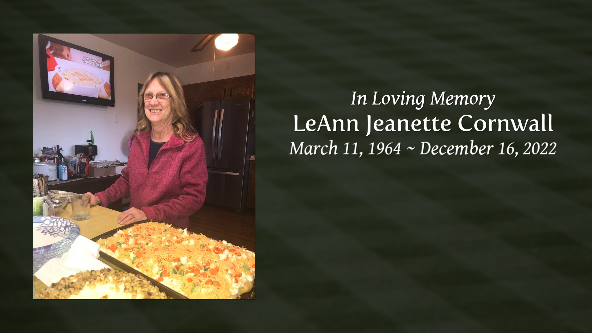 LeAnn Jeanette Cornwall - Tribute Video