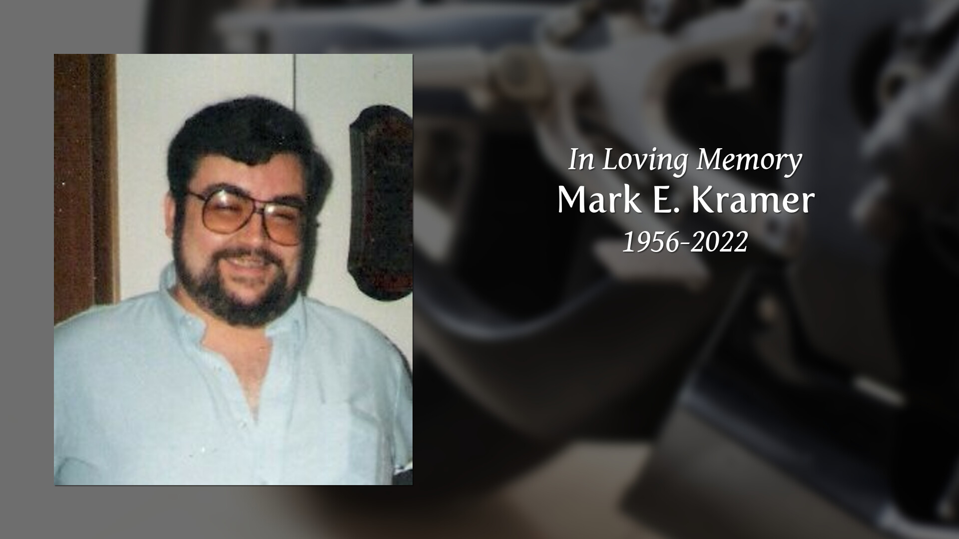 Mark E. Kramer - Tribute Video