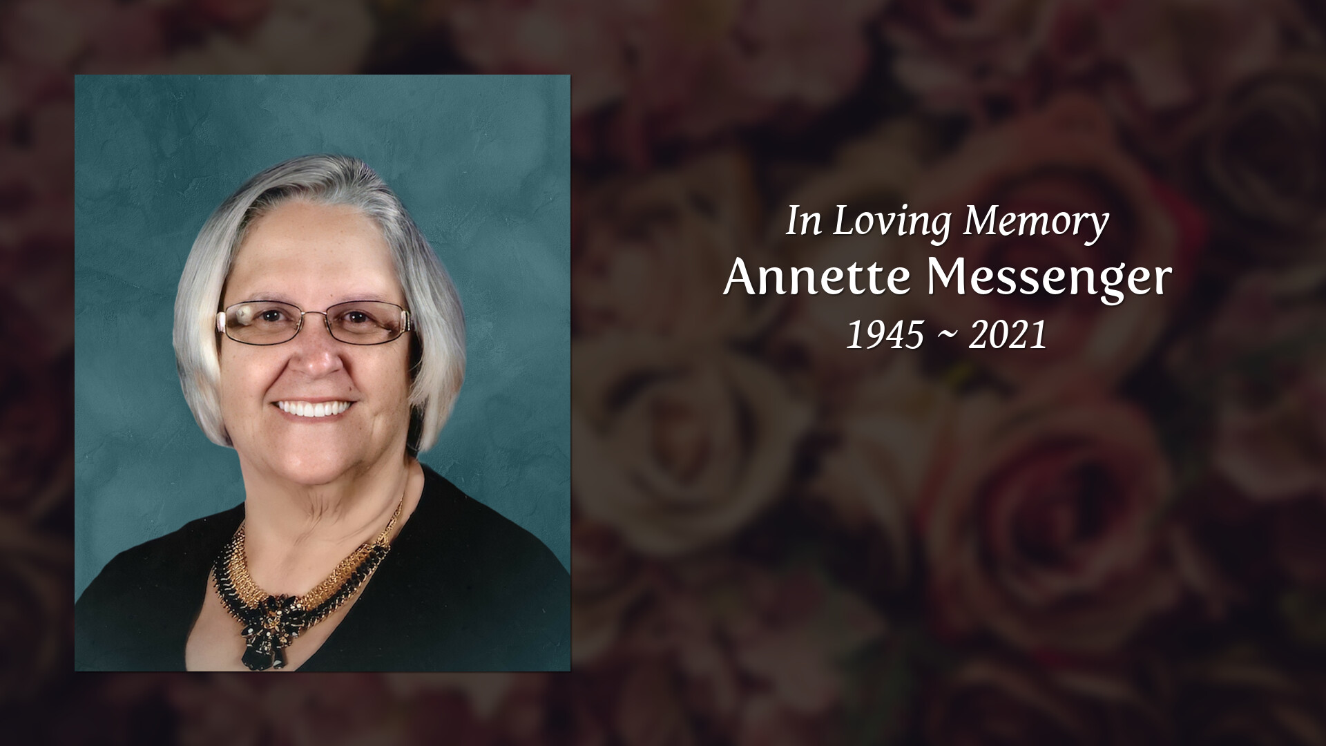 Annette Messenger - Tribute Video