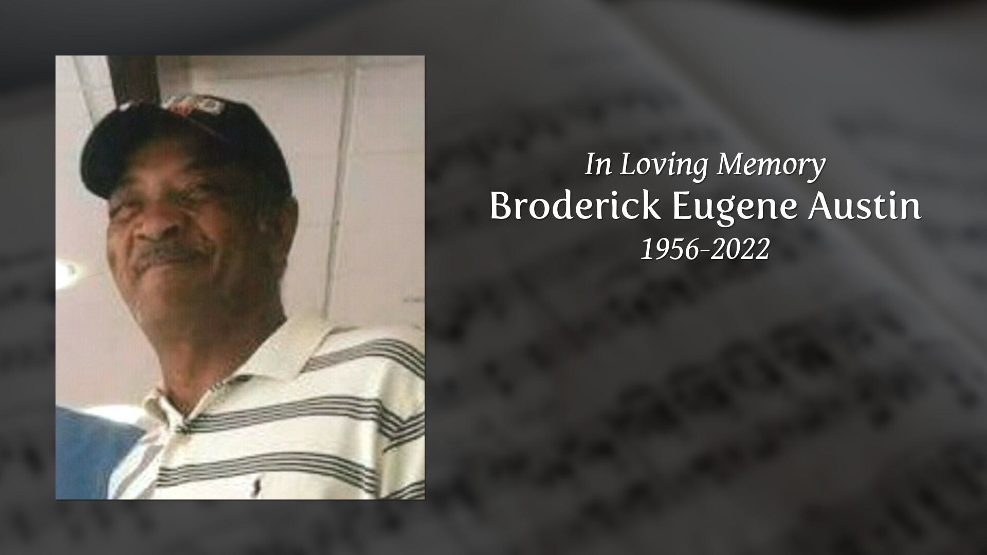 Broderick Eugene Austin - Tribute Video