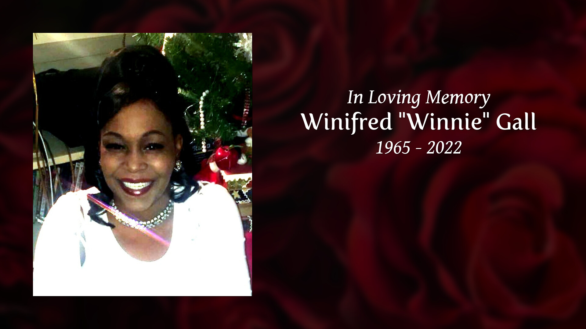 Winifred "Winnie" Gall - Tribute Video