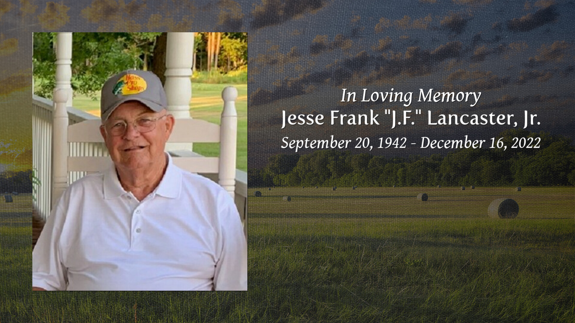 Jesse Frank "J.F." Lancaster, Jr. - Tribute Video