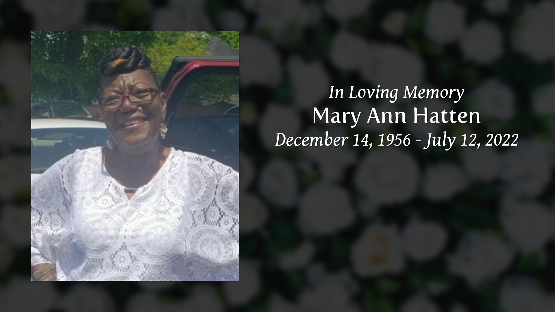 Mary Ann Hatten - Tribute Video
