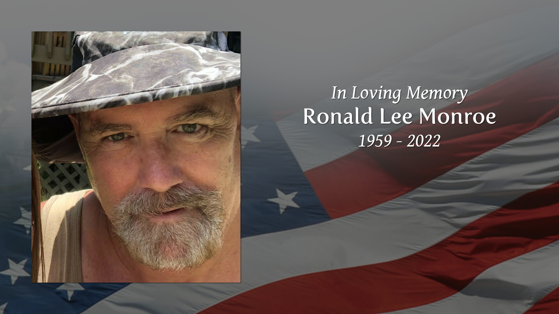 Ronald Lee Monroe - Tribute Video