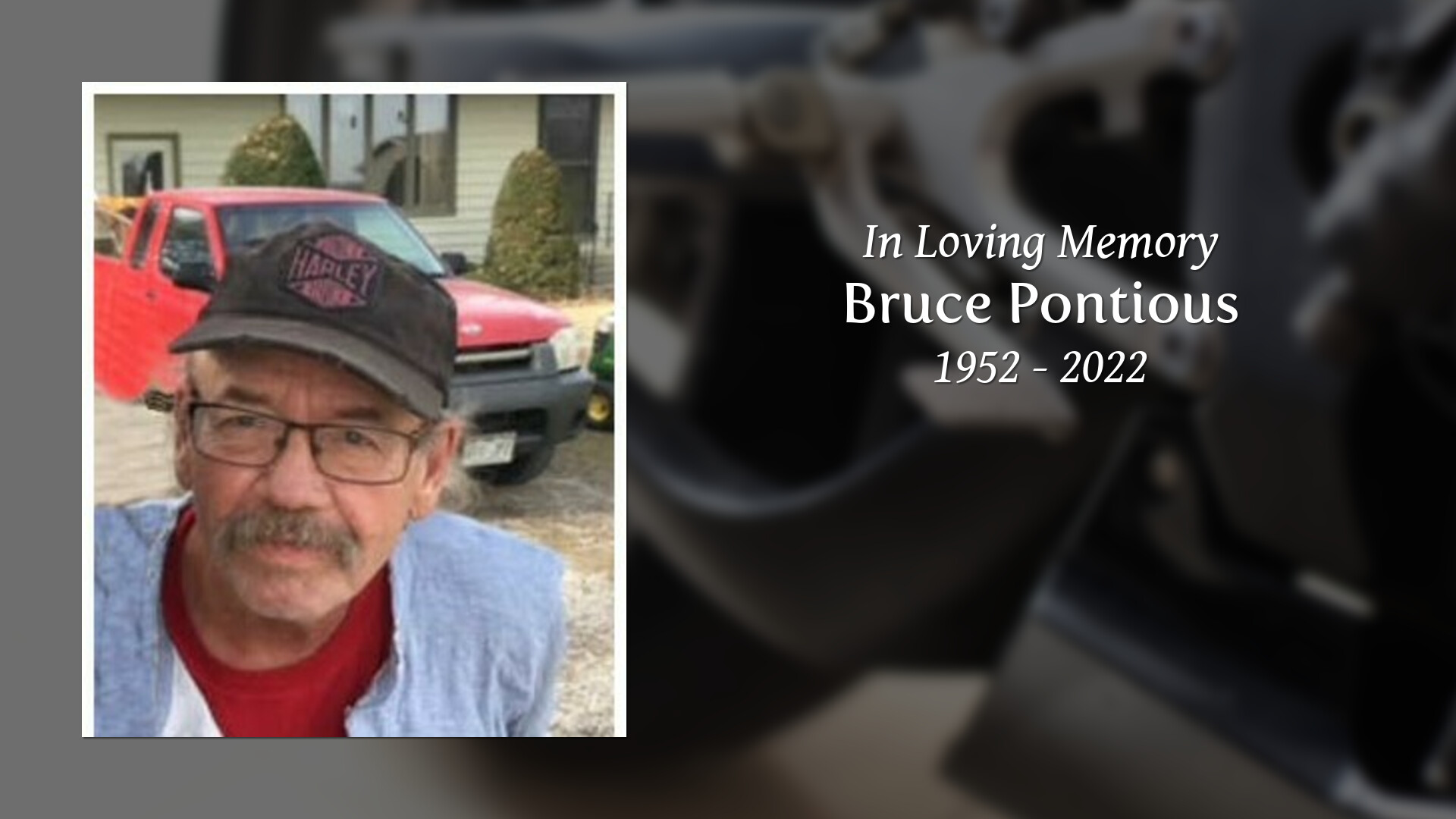 Bruce Pontious - Tribute Video