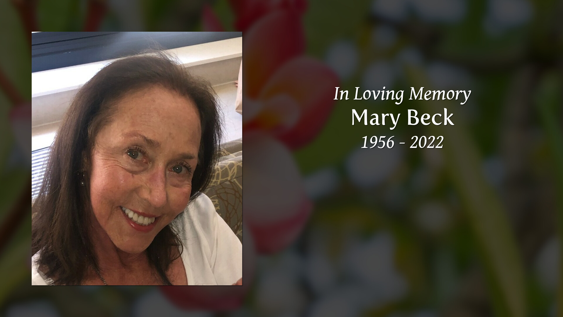 Mary Beck - Tribute Video