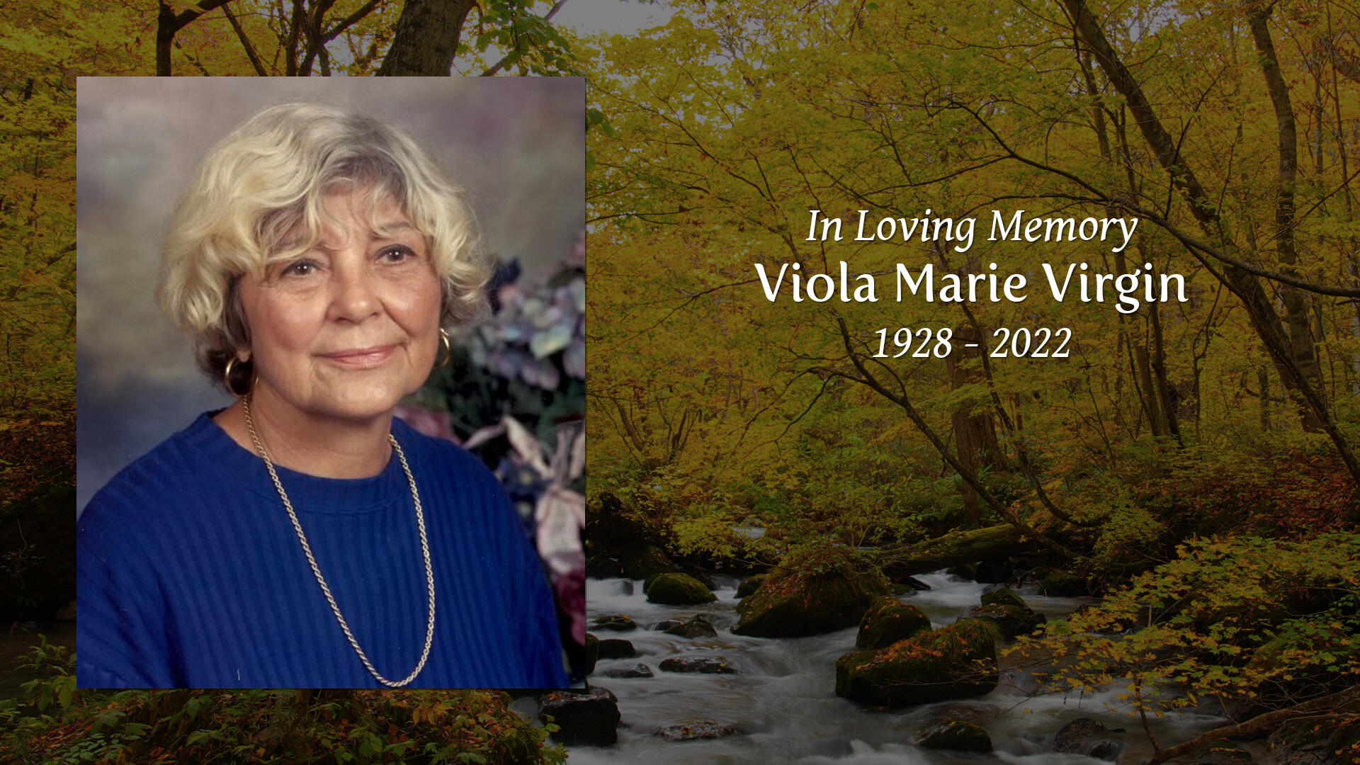 Viola Marie Virgin - Tribute Video