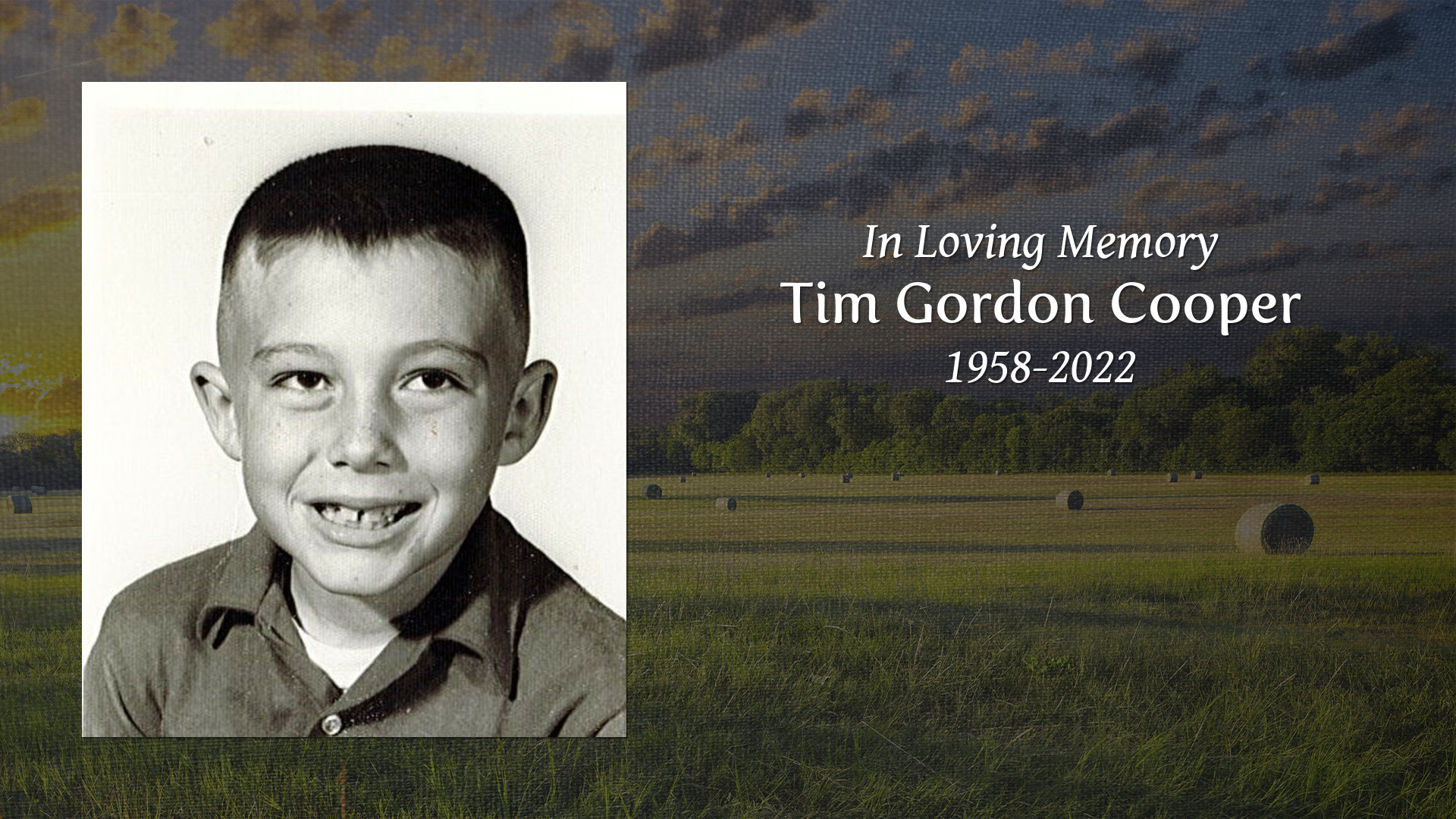 Tim Gordon Cooper - Tribute Video