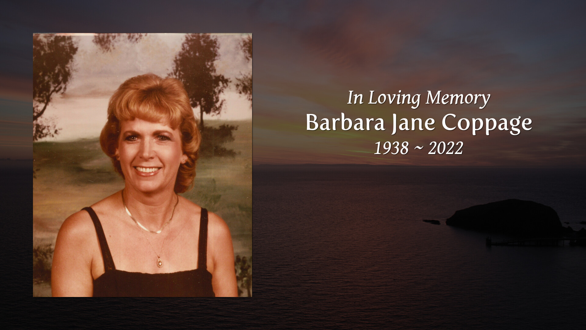 Barbara Jane Coppage - Tribute Video