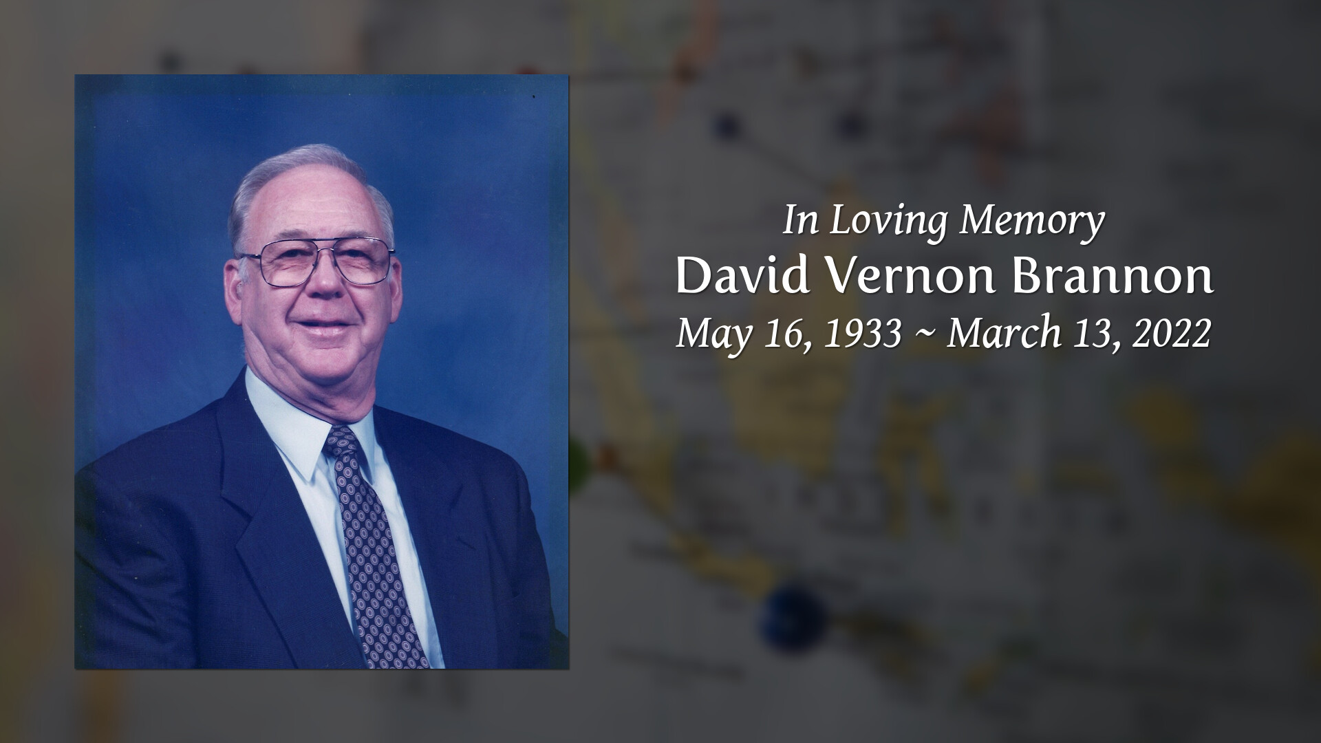David Vernon Brannon - Tribute Video
