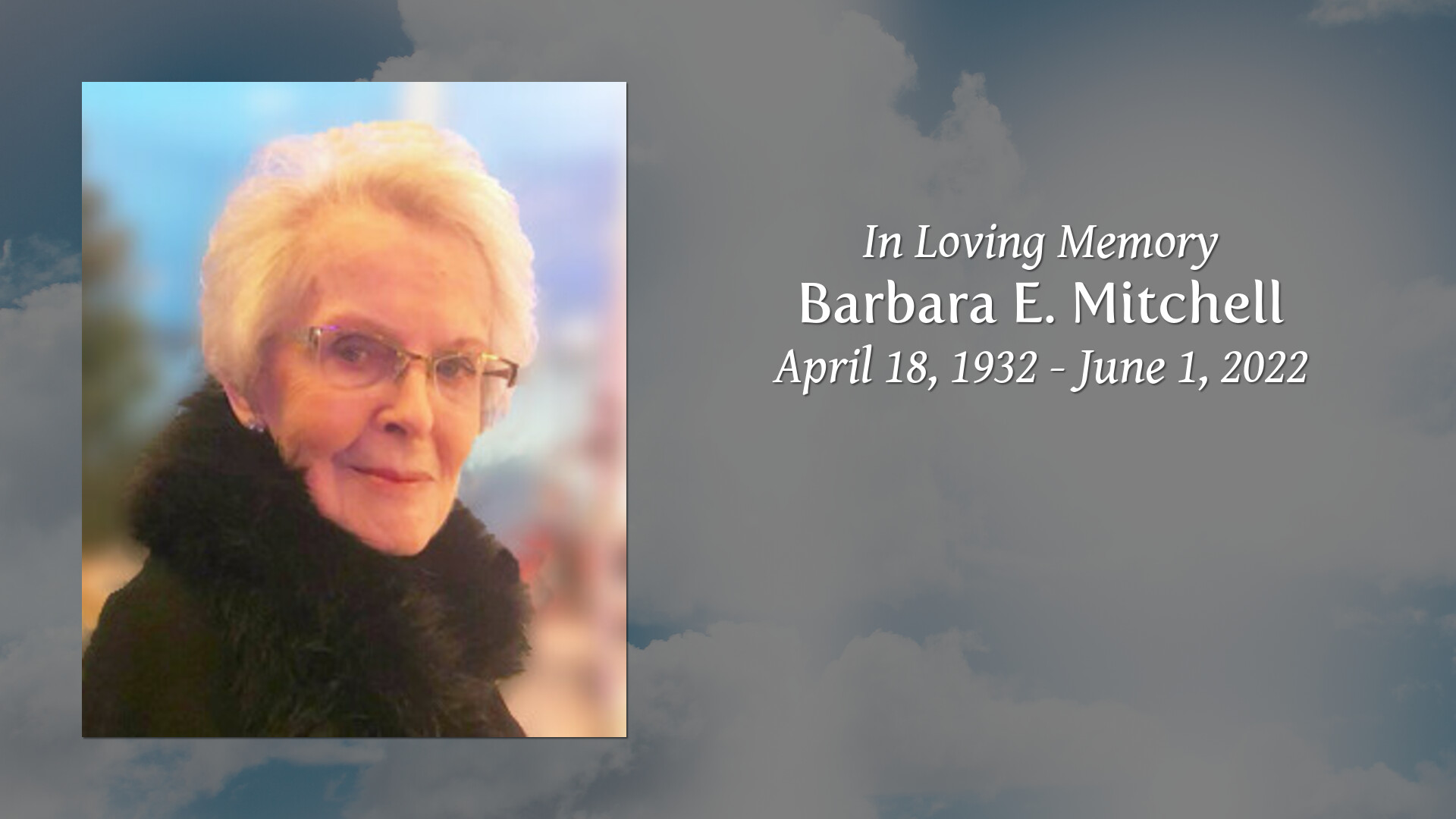 Barbara E. Mitchell - Tribute Video