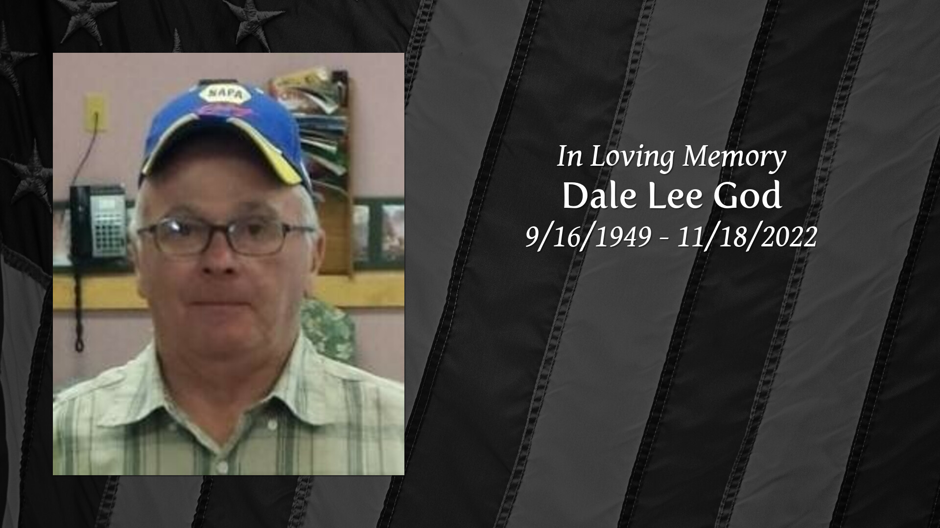 Dale Lee God - Tribute Video