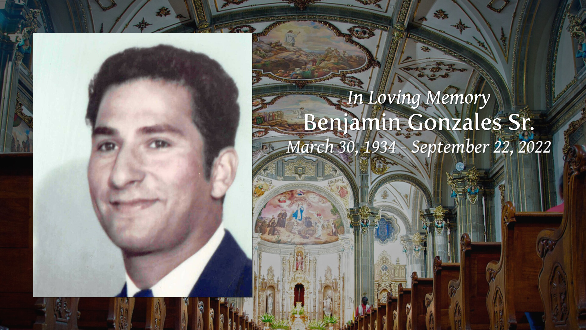 Benjamin Gonzales Sr. - Tribute Video