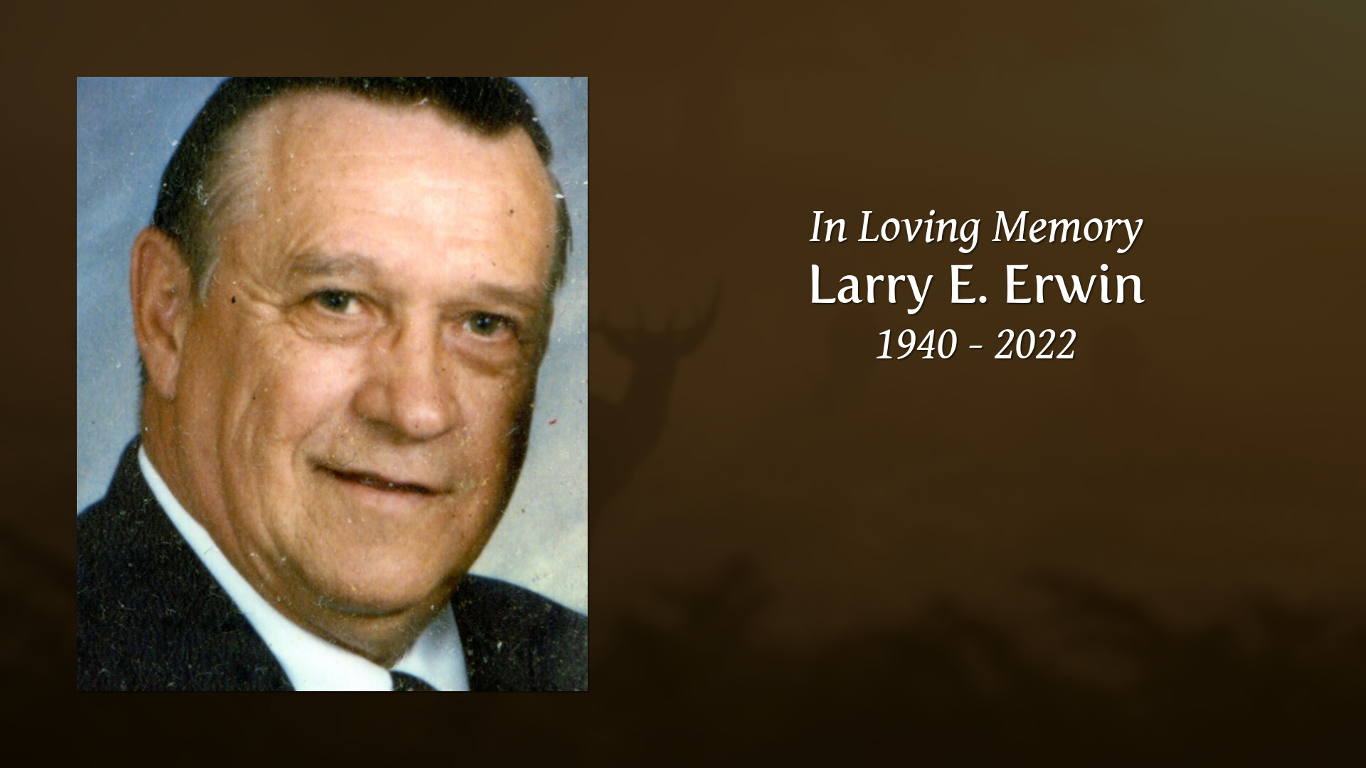 Larry E. Erwin - Tribute Video