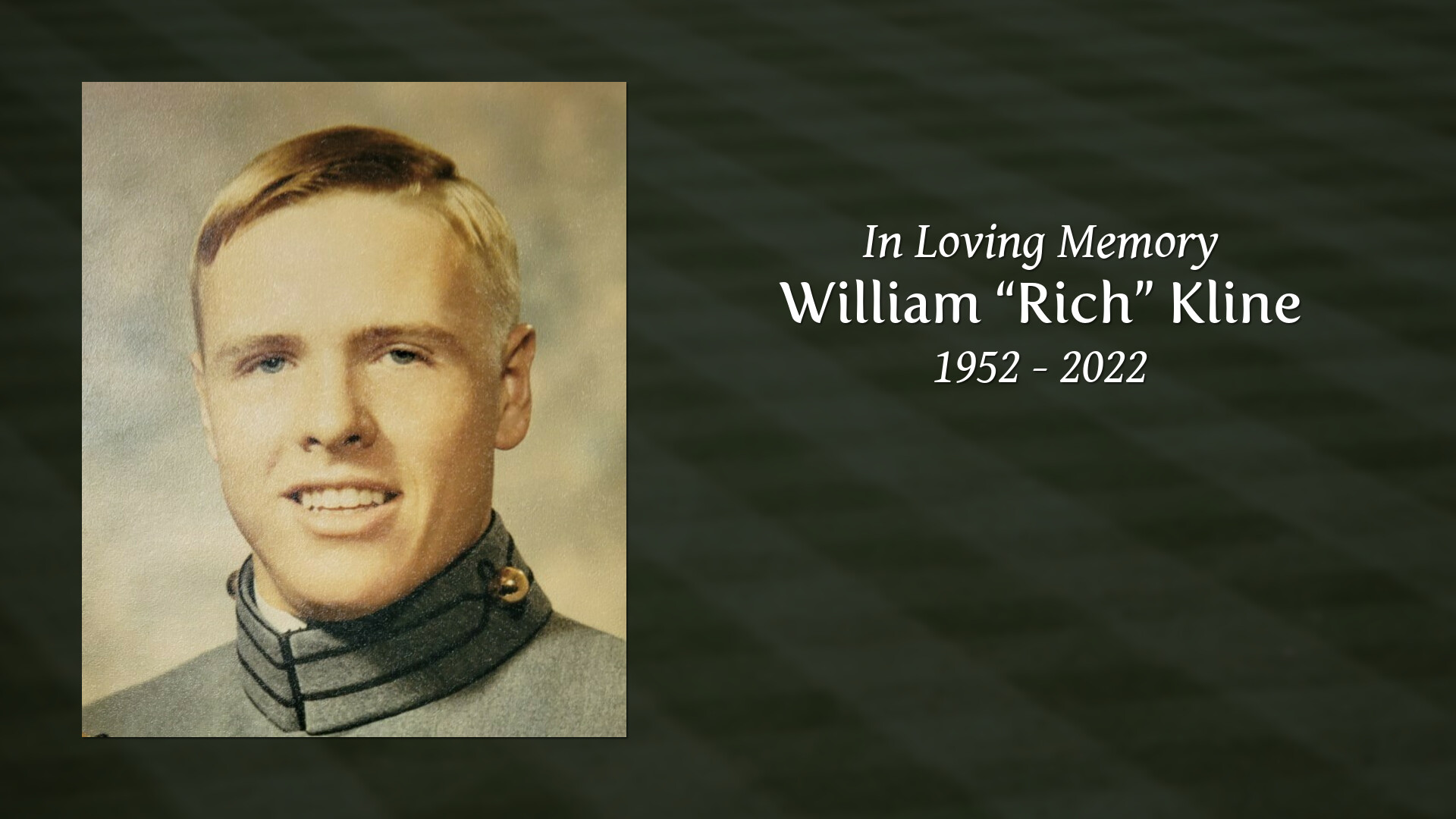 William “Rich” Kline - Tribute Video
