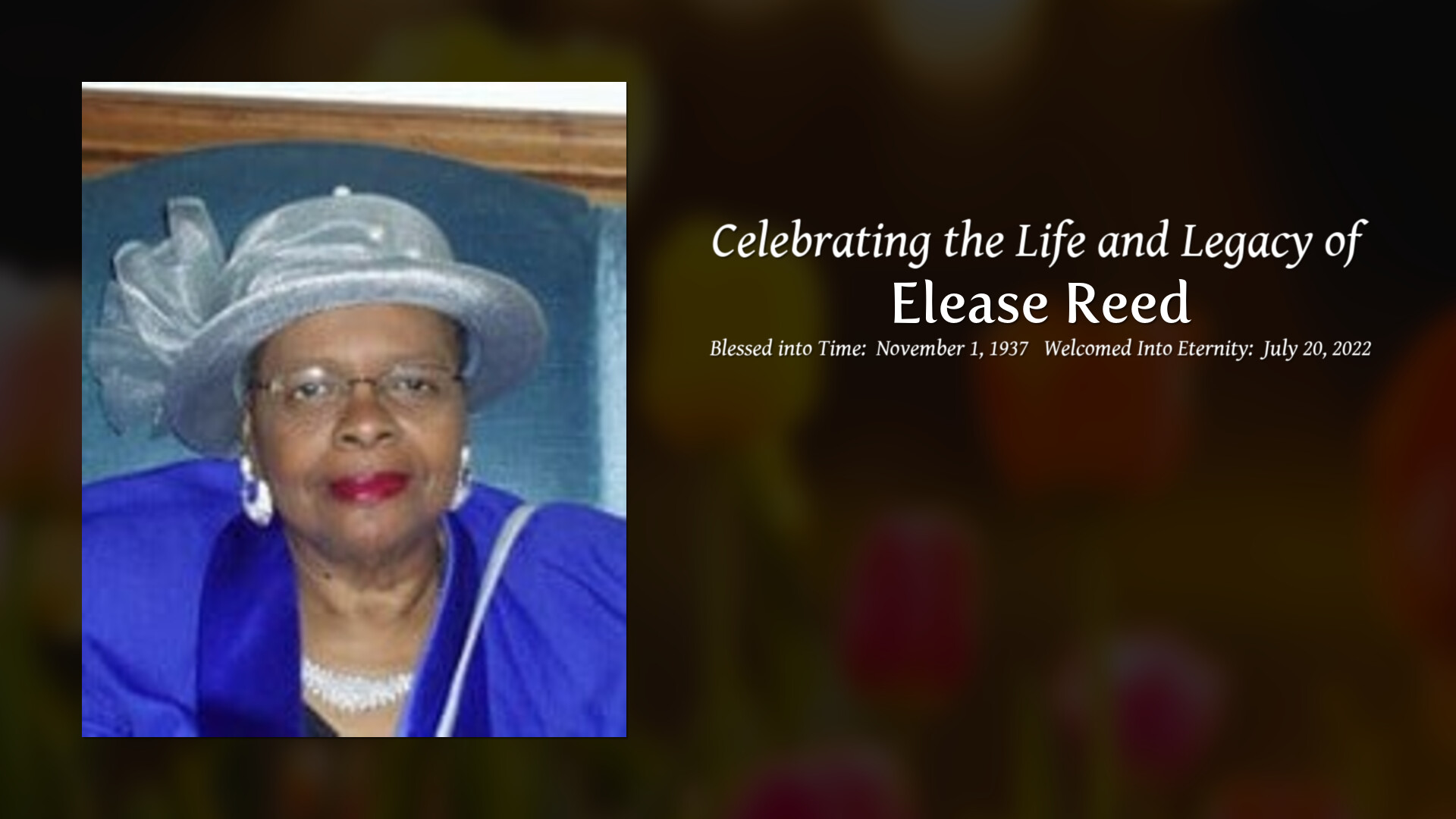 Elease Reed - Tribute Video