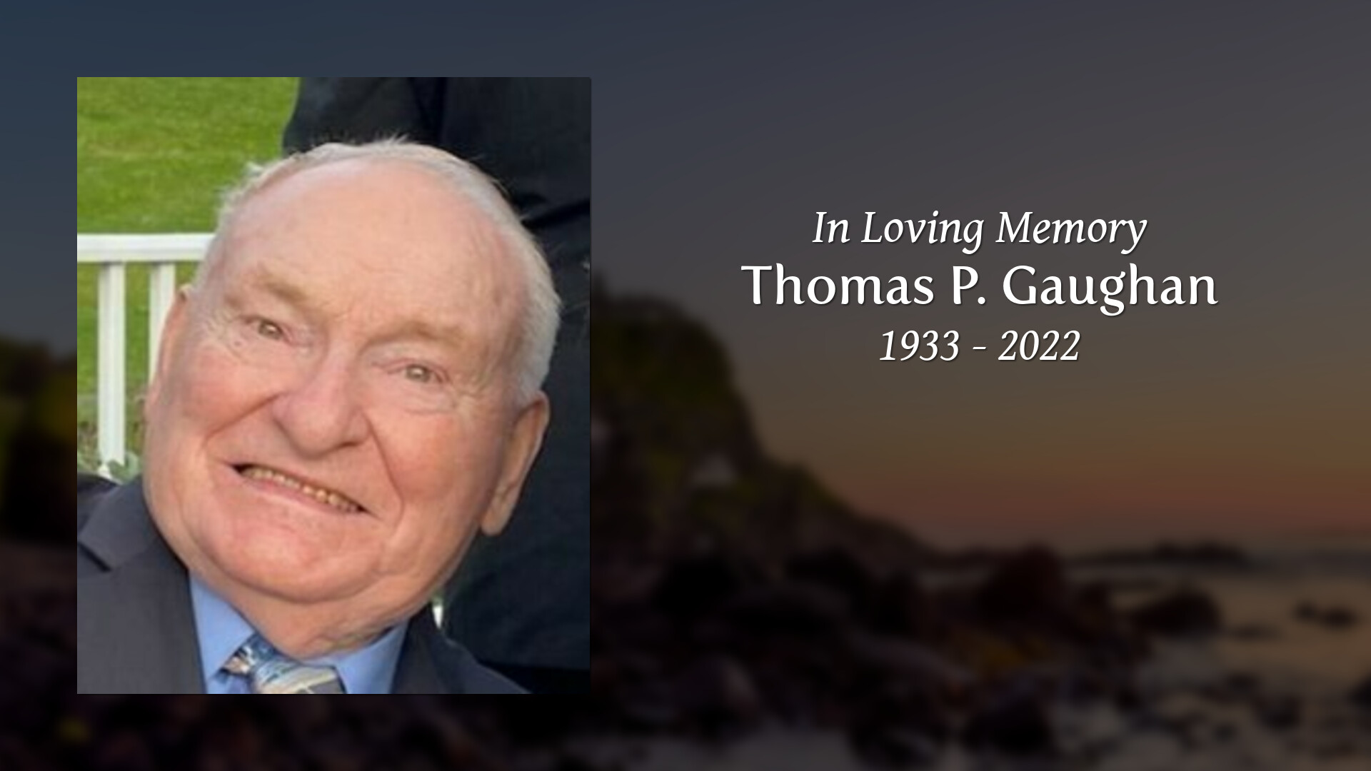 Thomas P. Gaughan - Tribute Video