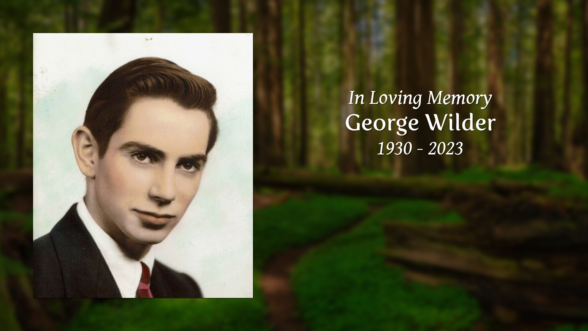 George Wilder - Tribute Video