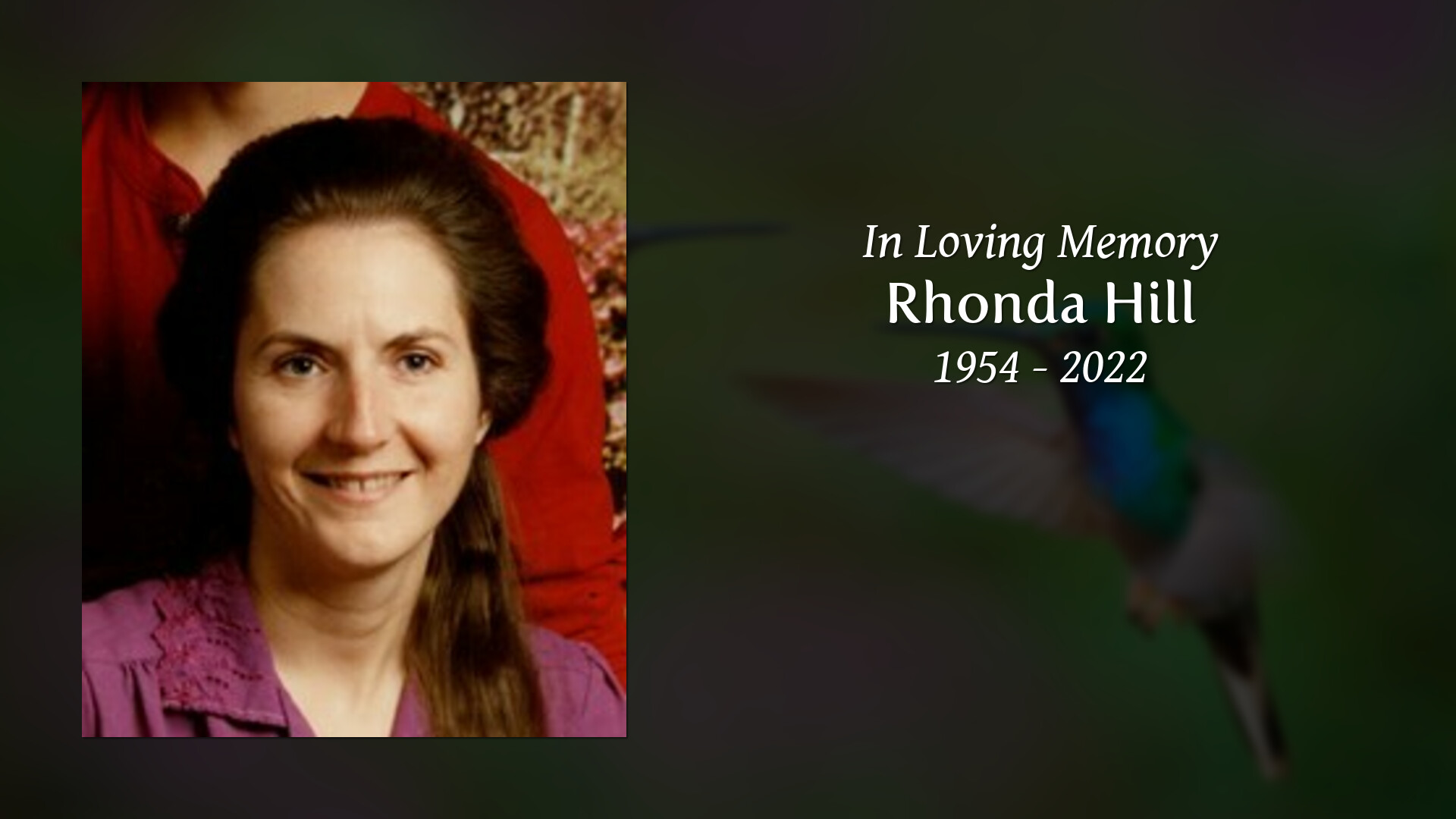 Rhonda Hill - Tribute Video
