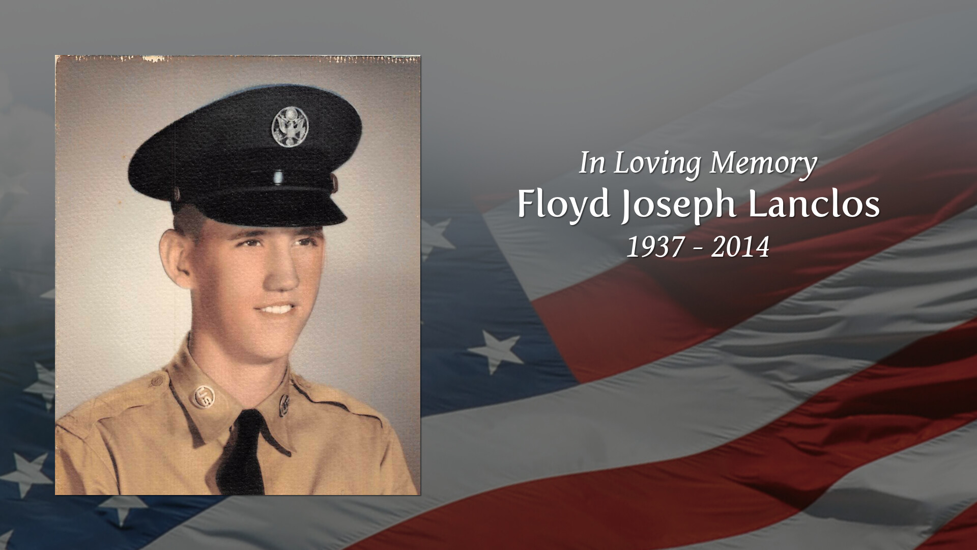Floyd Joseph Lanclos - Tribute Video