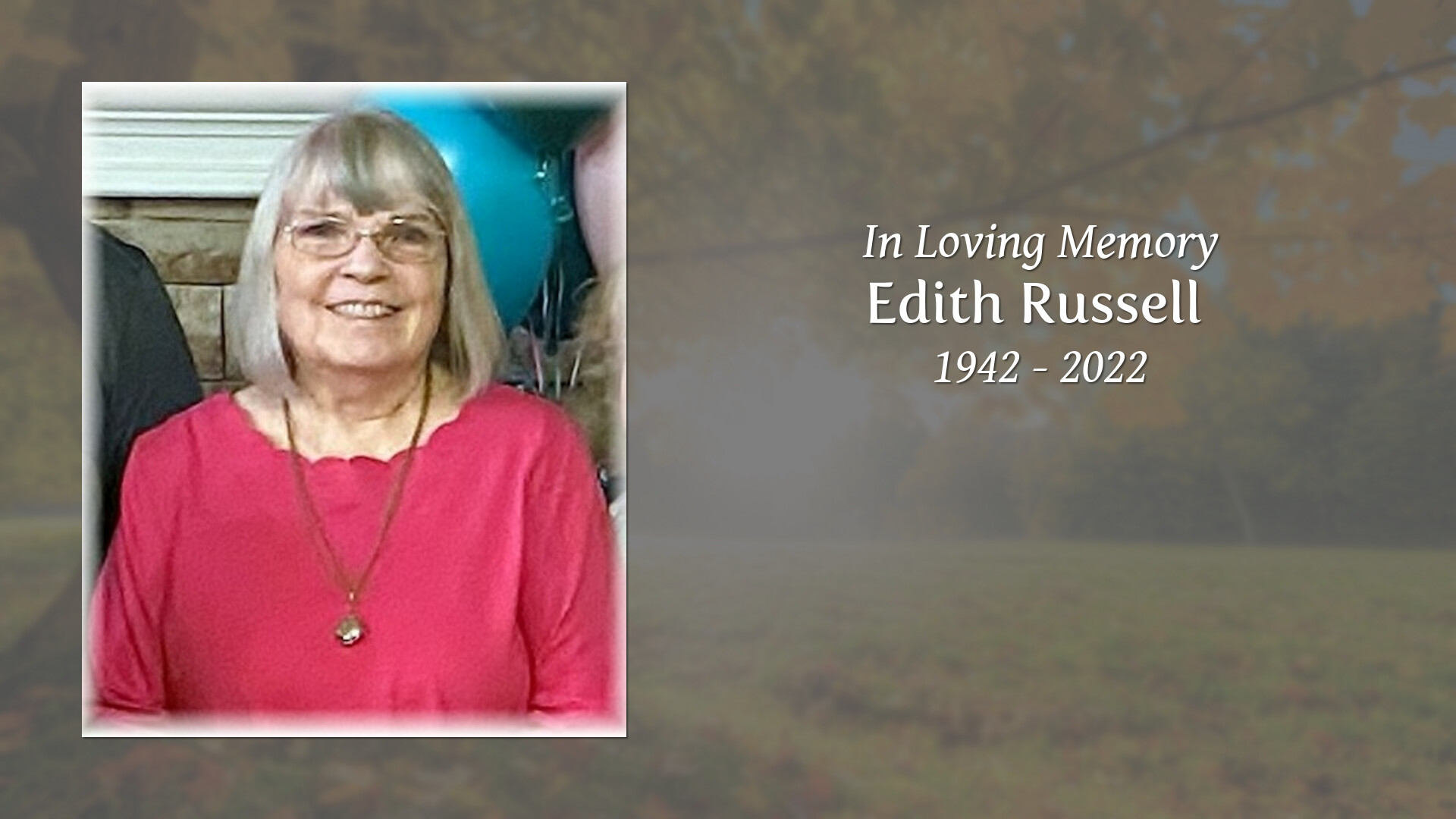 Edith Russell - Tribute Video