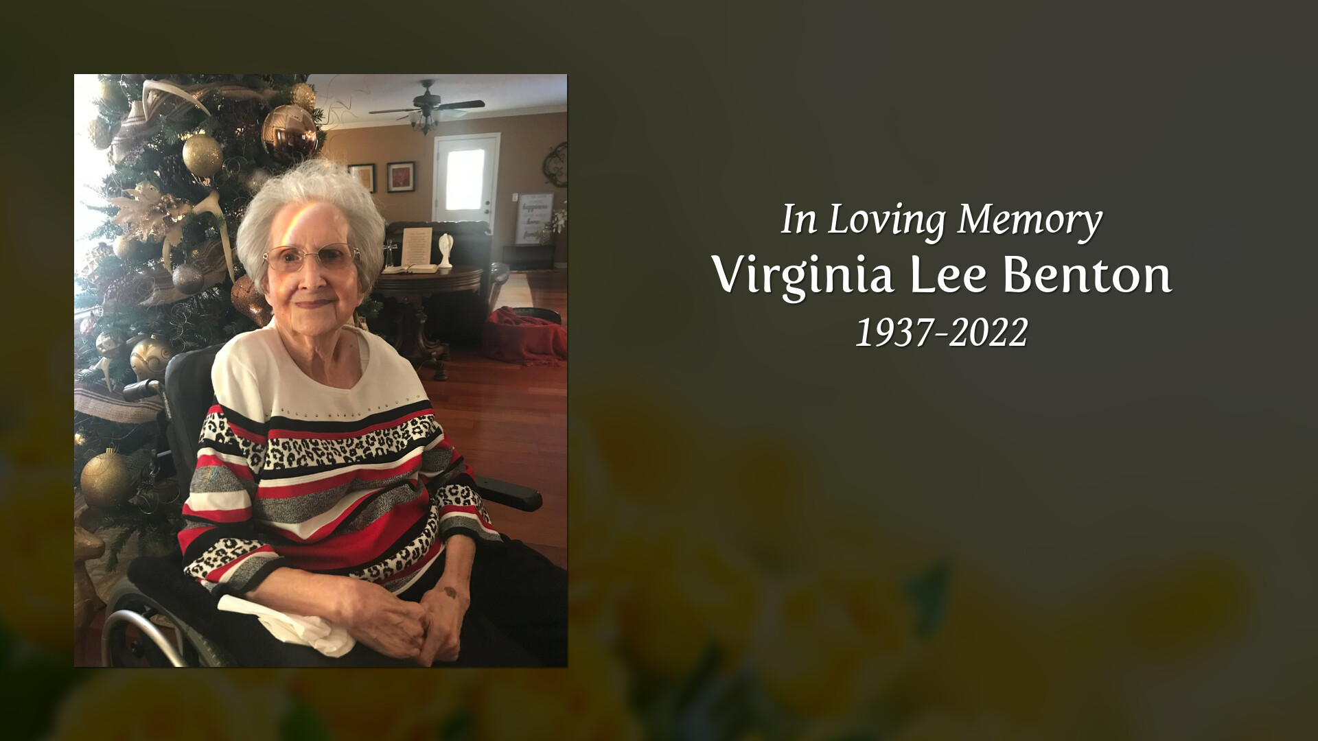 Virginia Lee Benton - Tribute Video