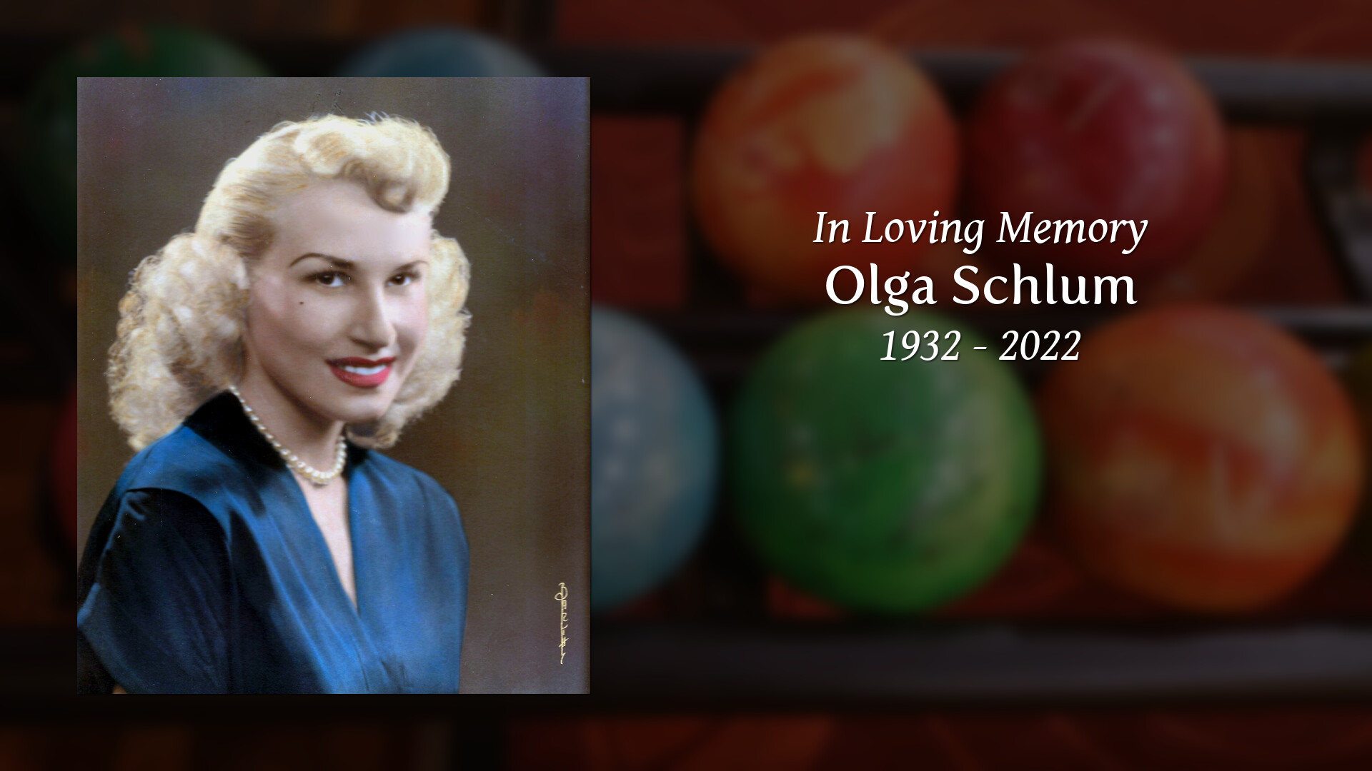 Olga Schlum - Tribute Video