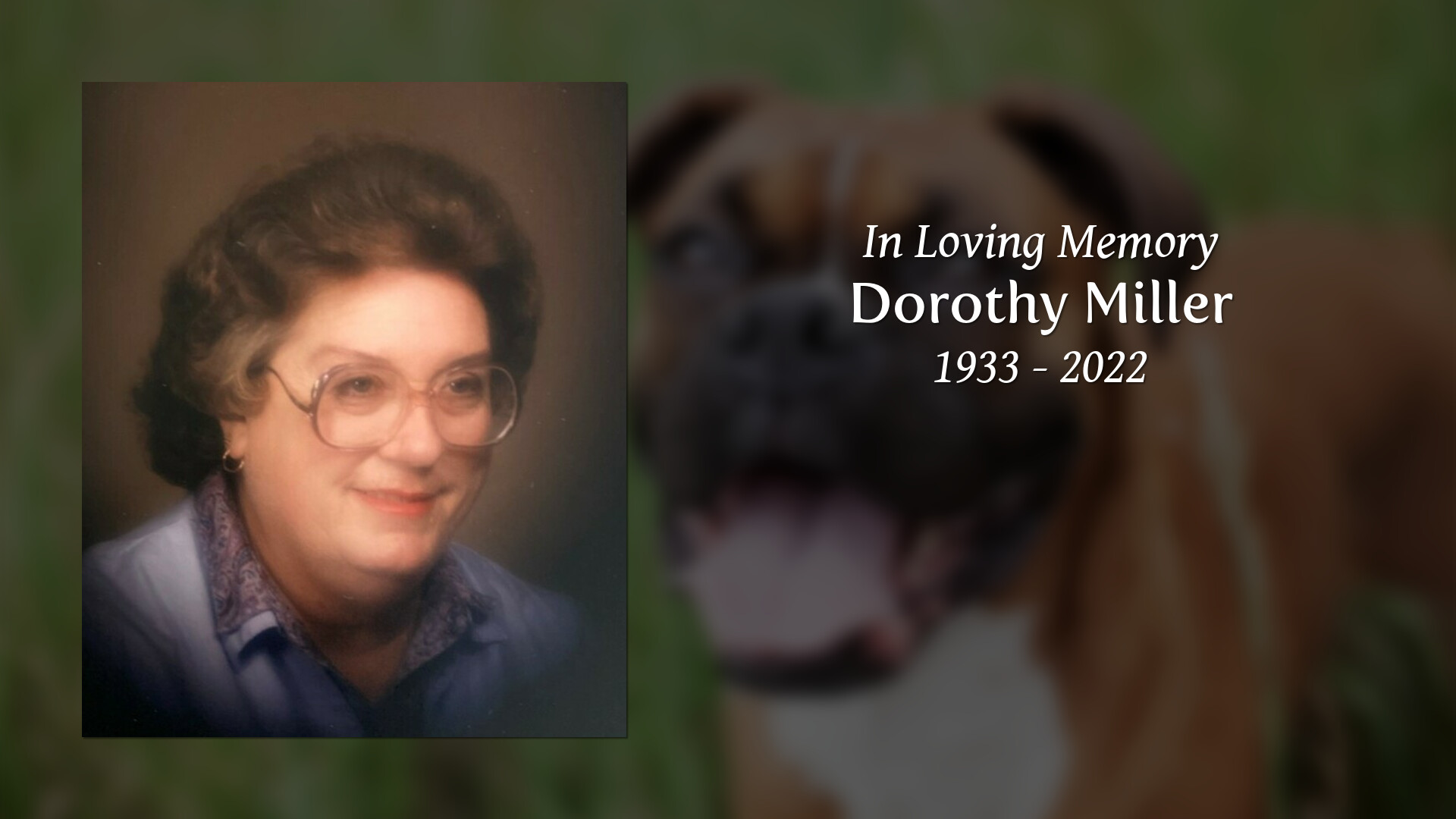 Dorothy Miller - Tribute Video