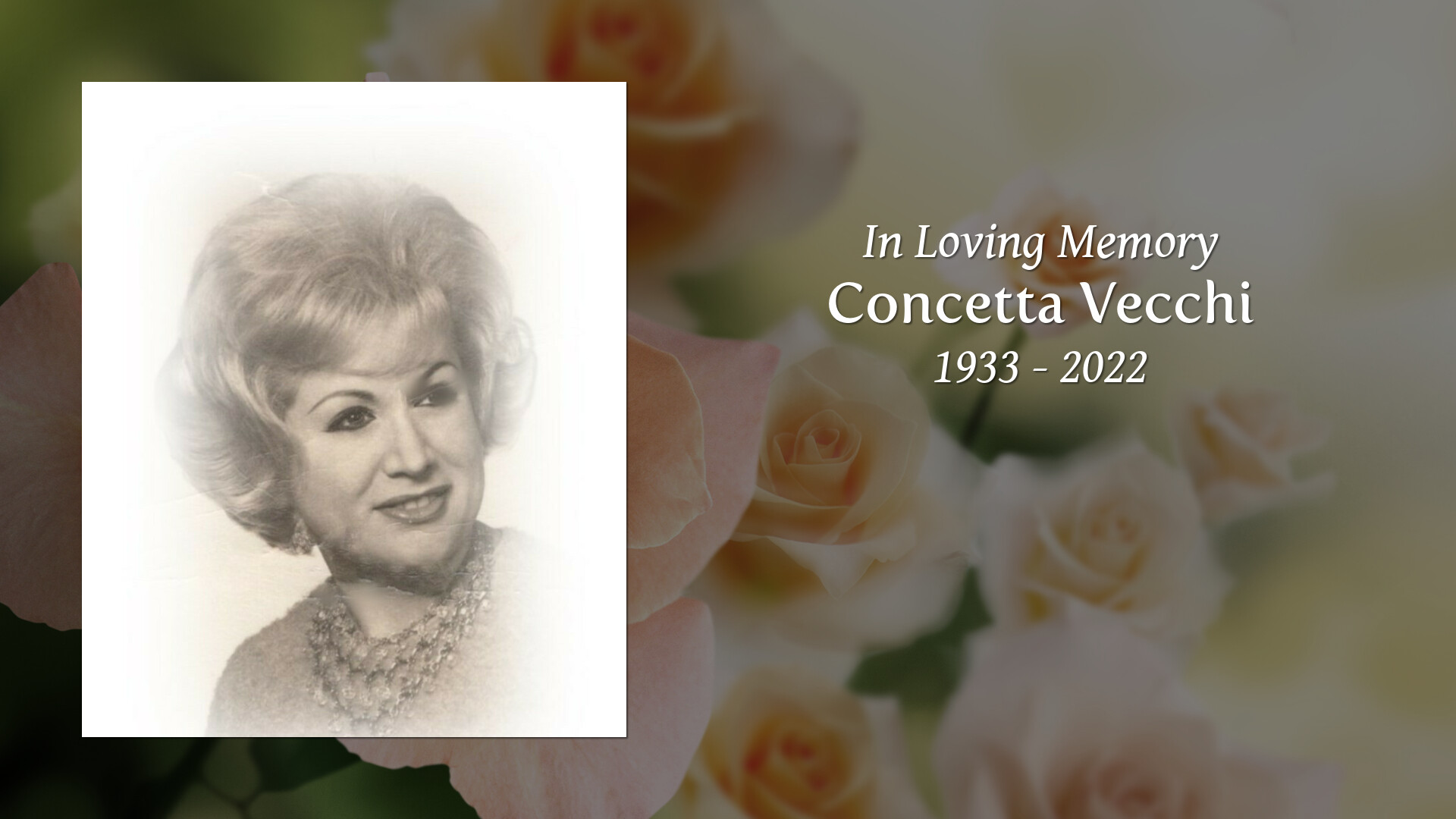 Concetta Vecchi - Tribute Video