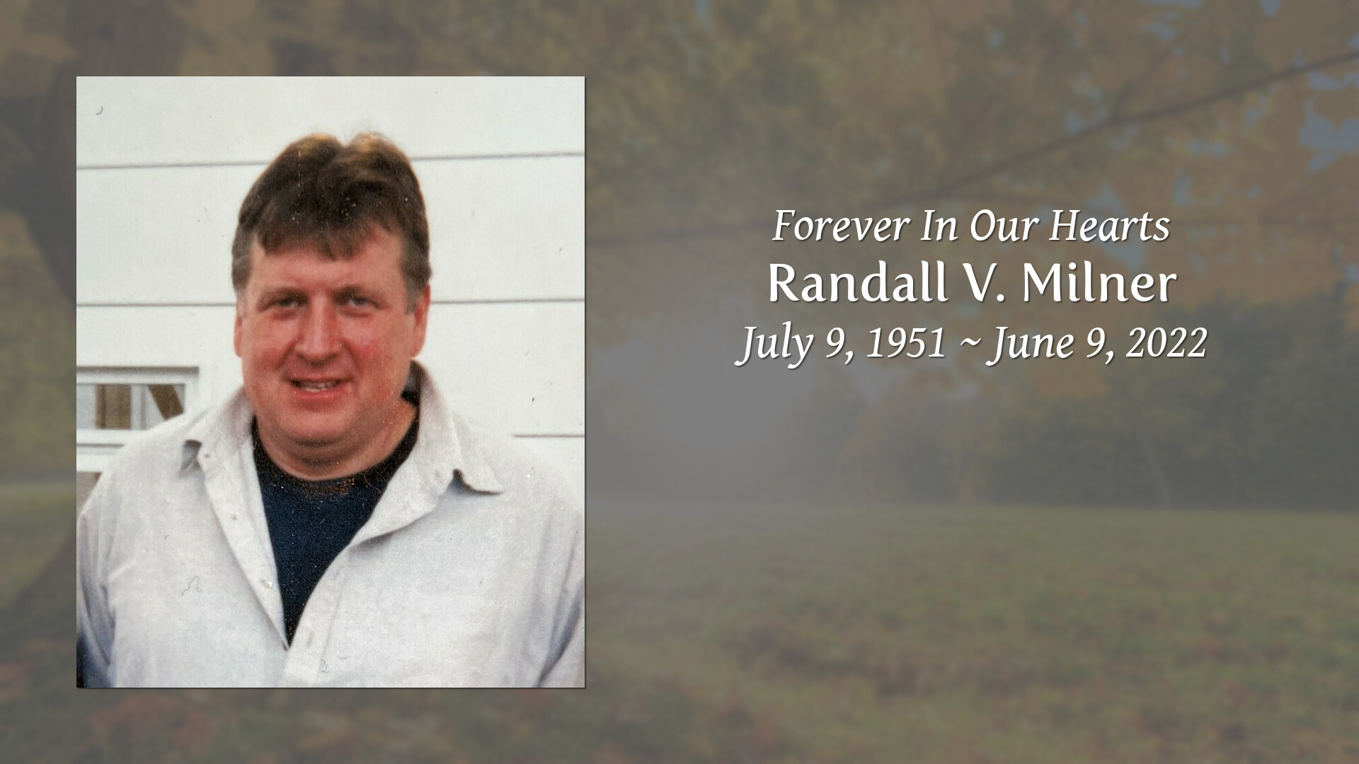 Randall V. Milner - Tribute Video