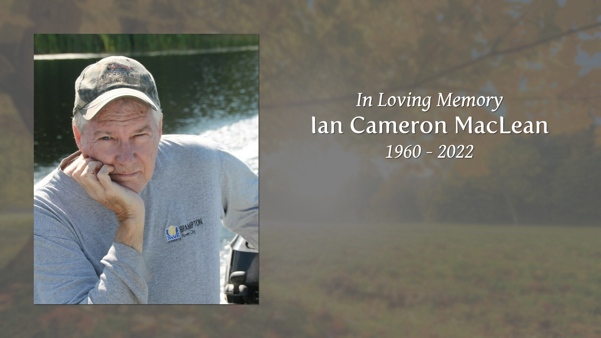 Ian Cameron MacLean - Tribute Video