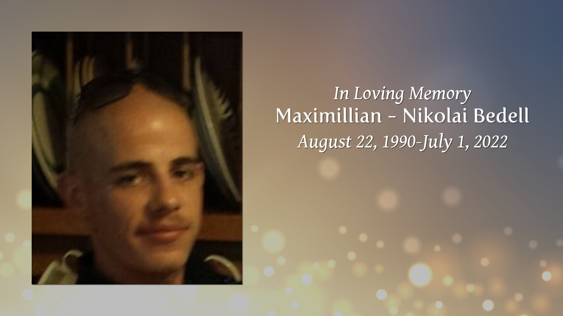 Maximillian - Nikolai Bedell - Tribute Video
