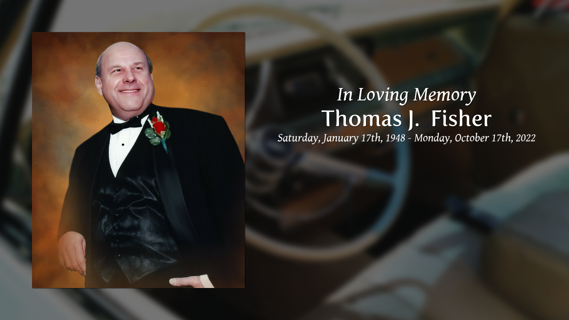 Thomas J. Fisher - Tribute Video