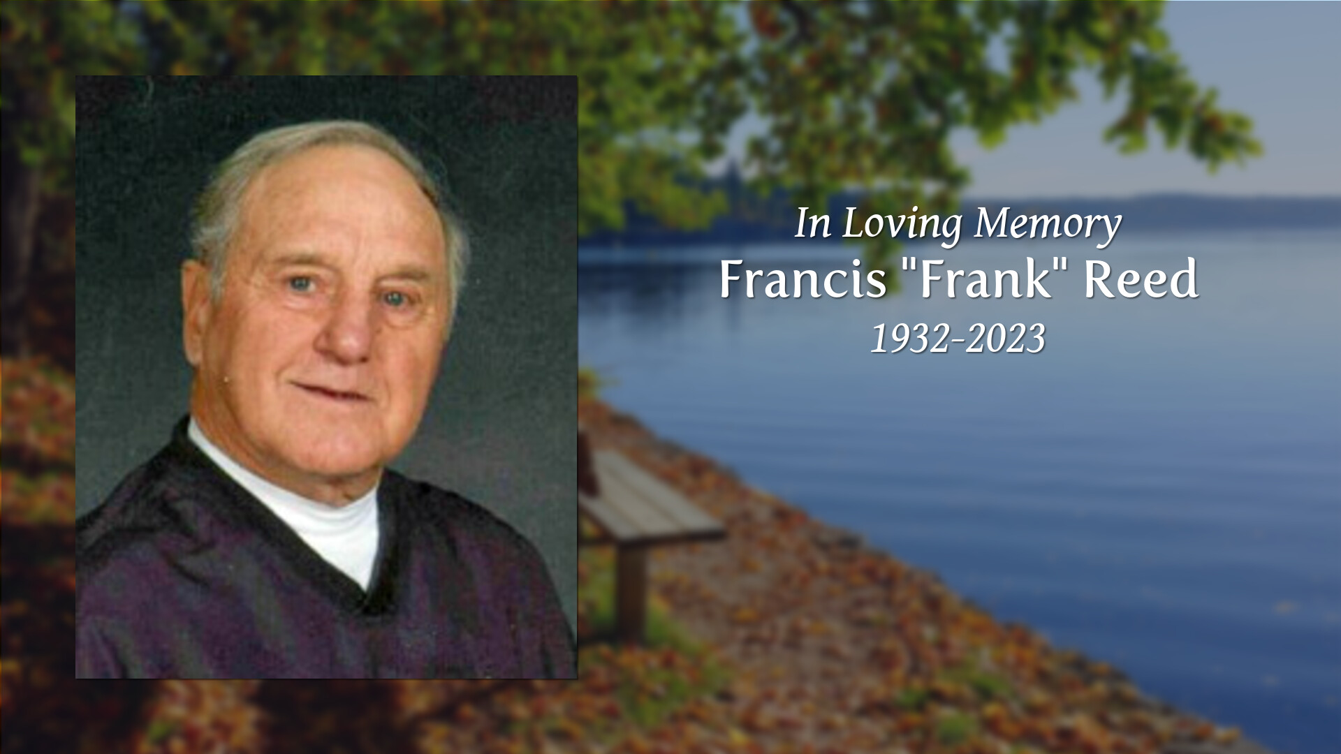 Francis "Frank" Reed - Tribute Video