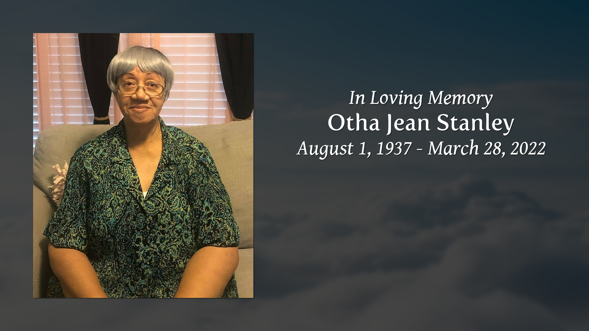 Otha Jean Stanley - Tribute Video