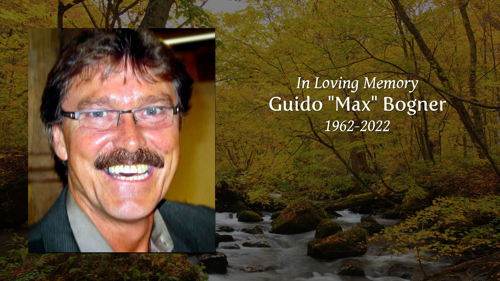 Guido "Max" Bogner - Tribute Video
