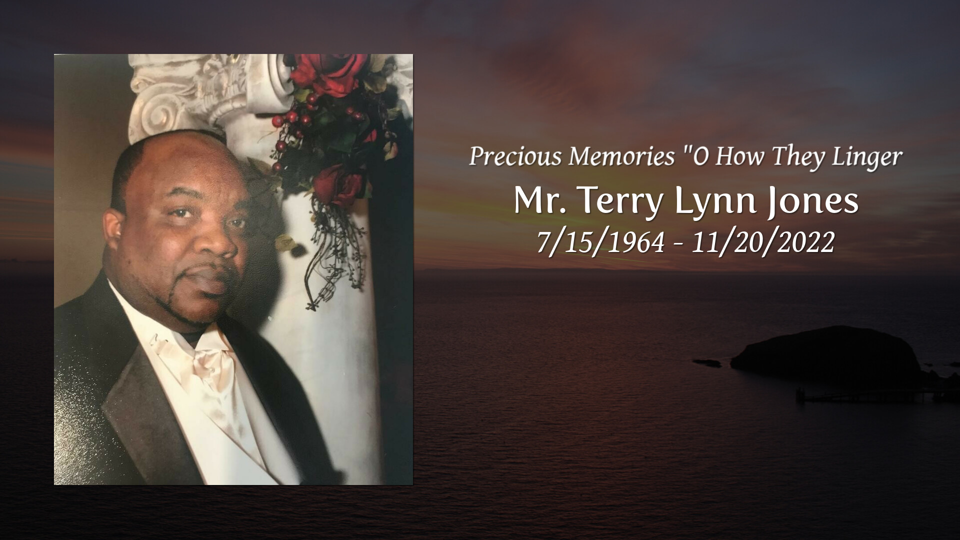Mr. Terry Lynn Jones - Tribute Video