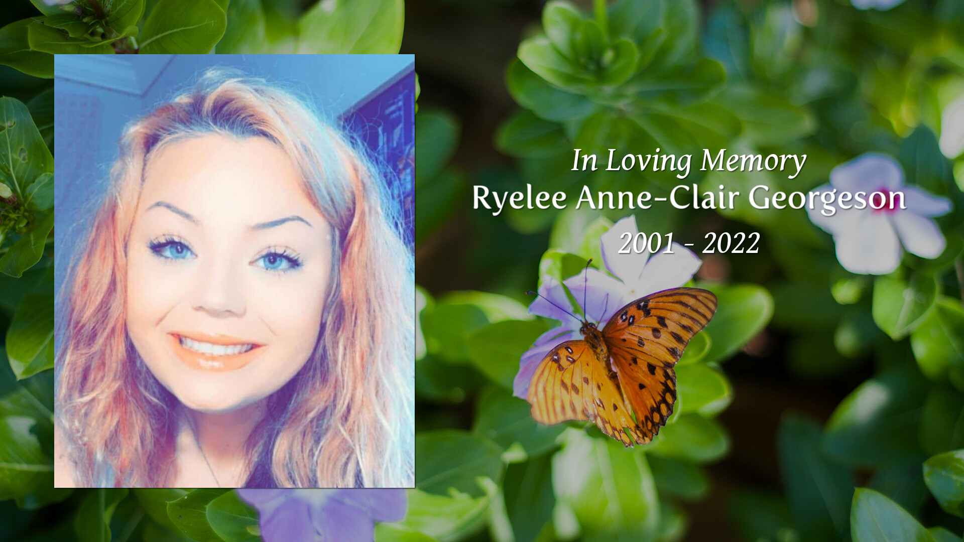 Ryelee Anne-Clair Georgeson - Tribute Video