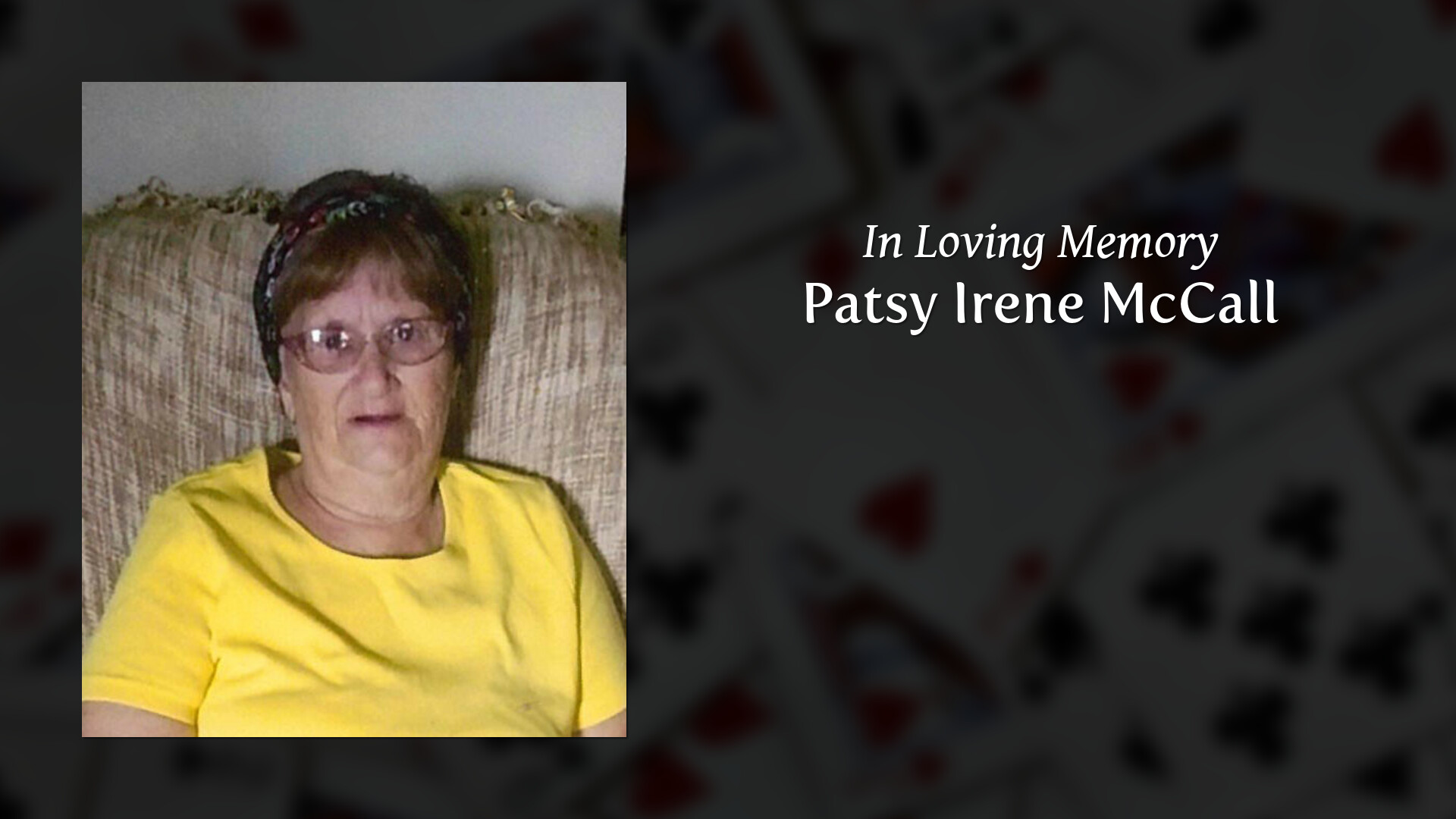 Patsy Irene McCall - Tribute Video