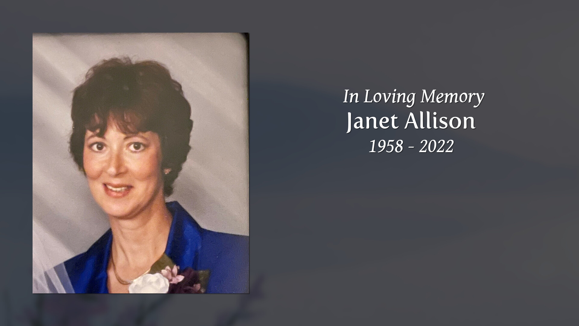 Janet Allison - Tribute Video