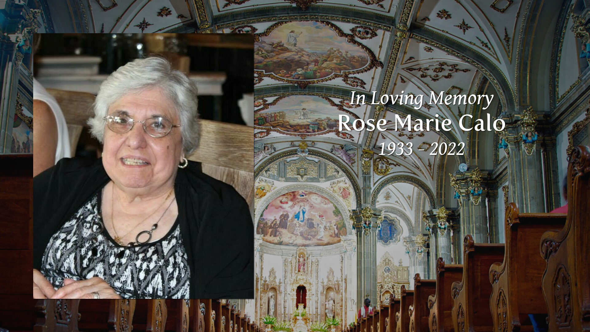 Rose Marie Calo - Tribute Video