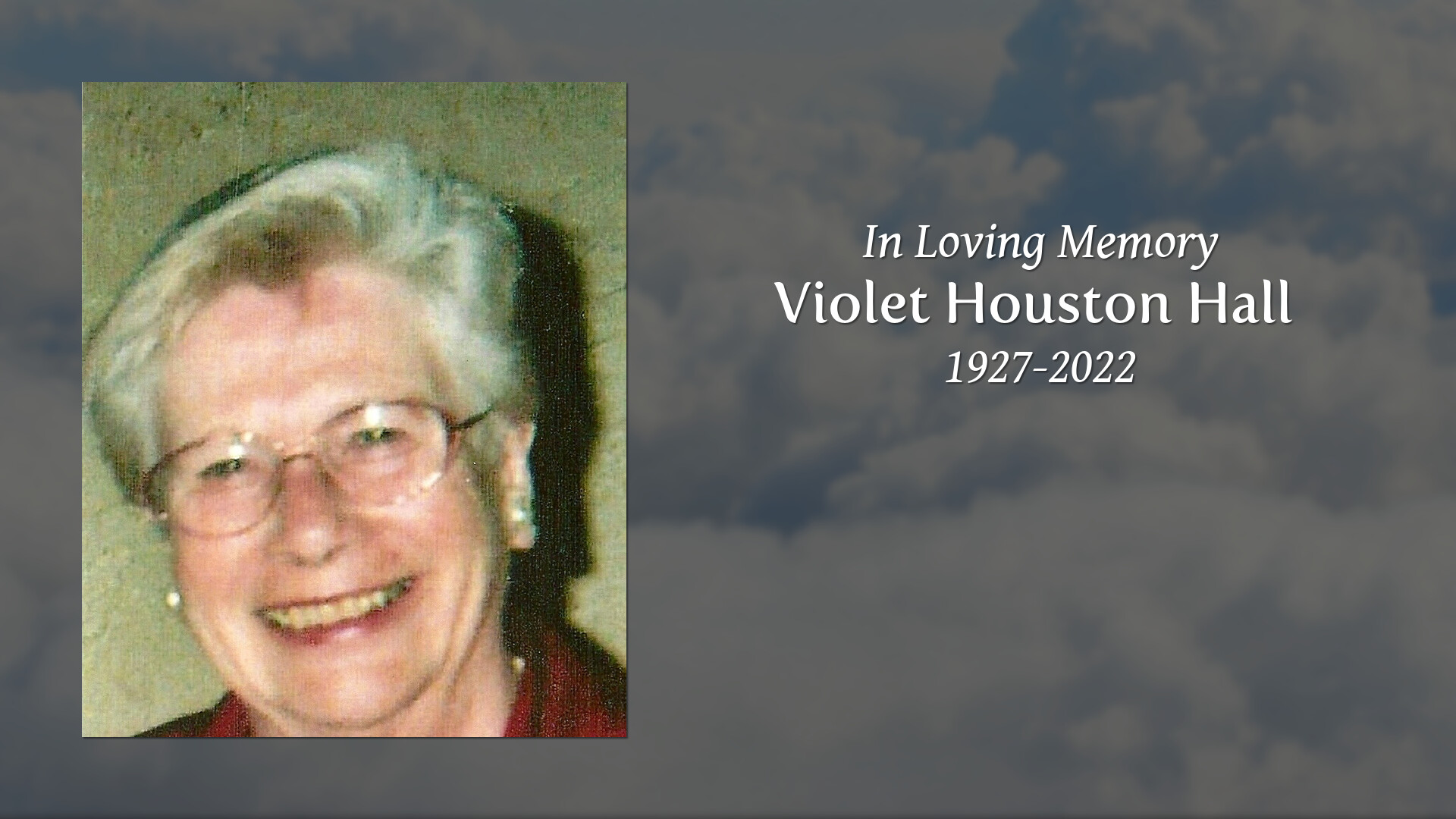 Violet Houston Hall - Tribute Video