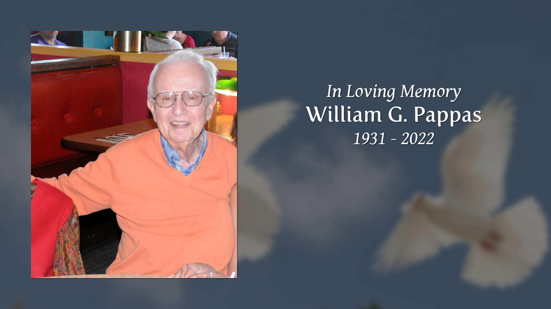 William G. Pappas - Tribute Video