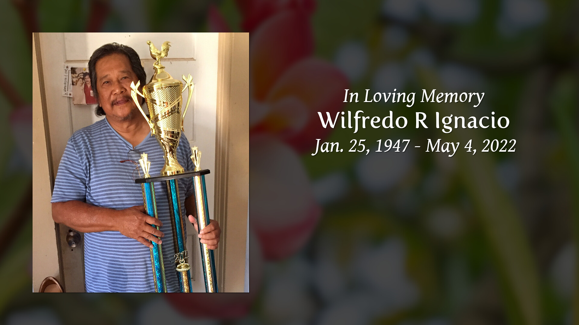 Wilfredo R Ignacio - Tribute Video