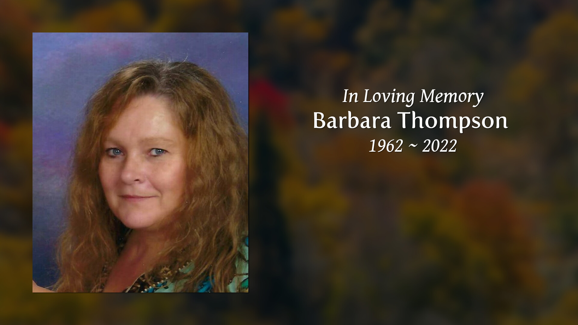 Barbara Thompson - Tribute Video