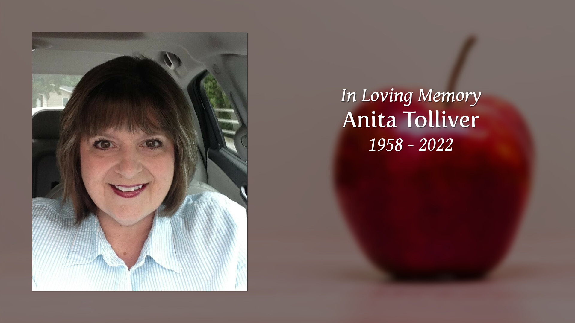 Anita Tolliver - Tribute Video