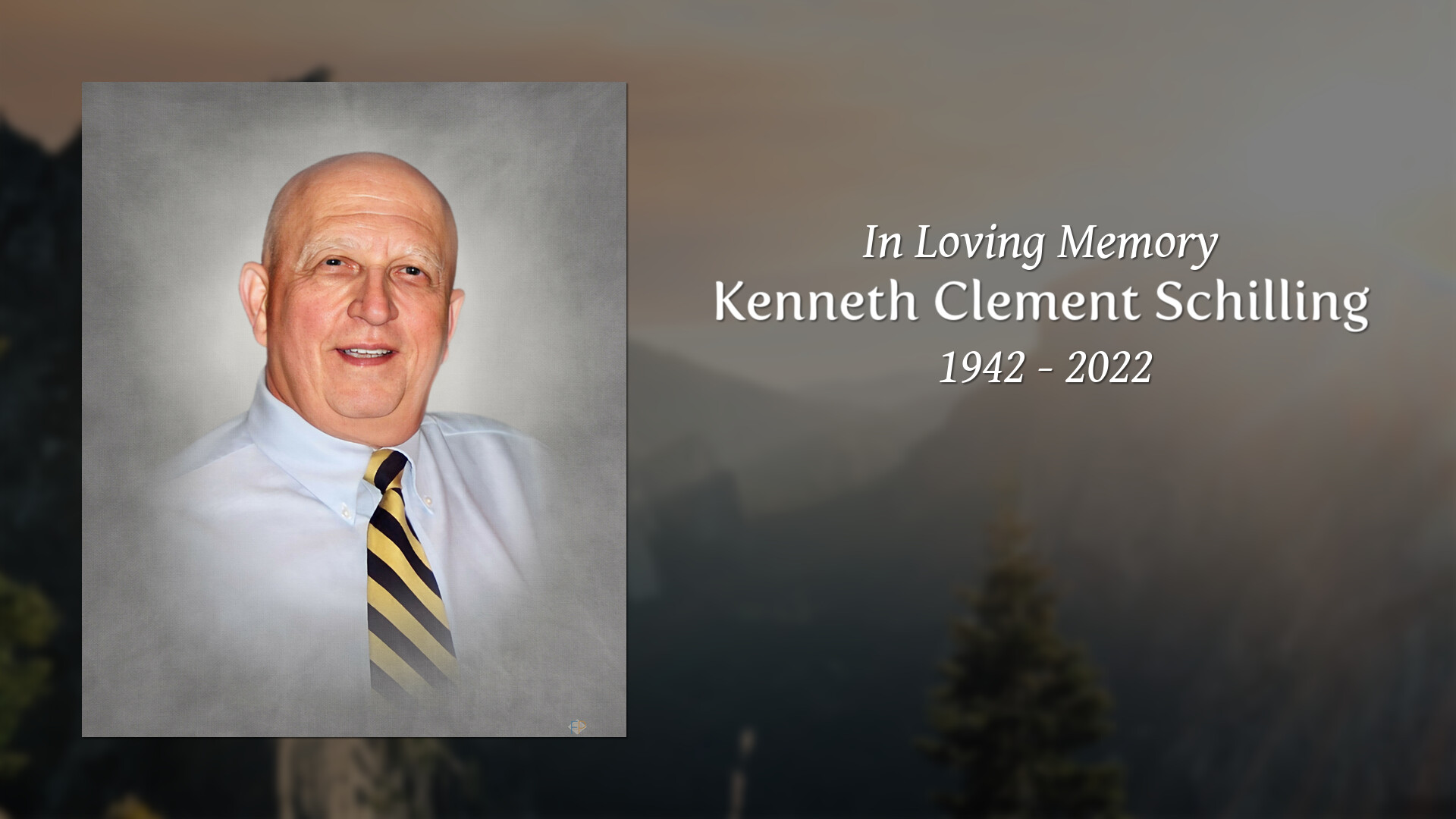 Kenneth Clement Schilling - Tribute Video