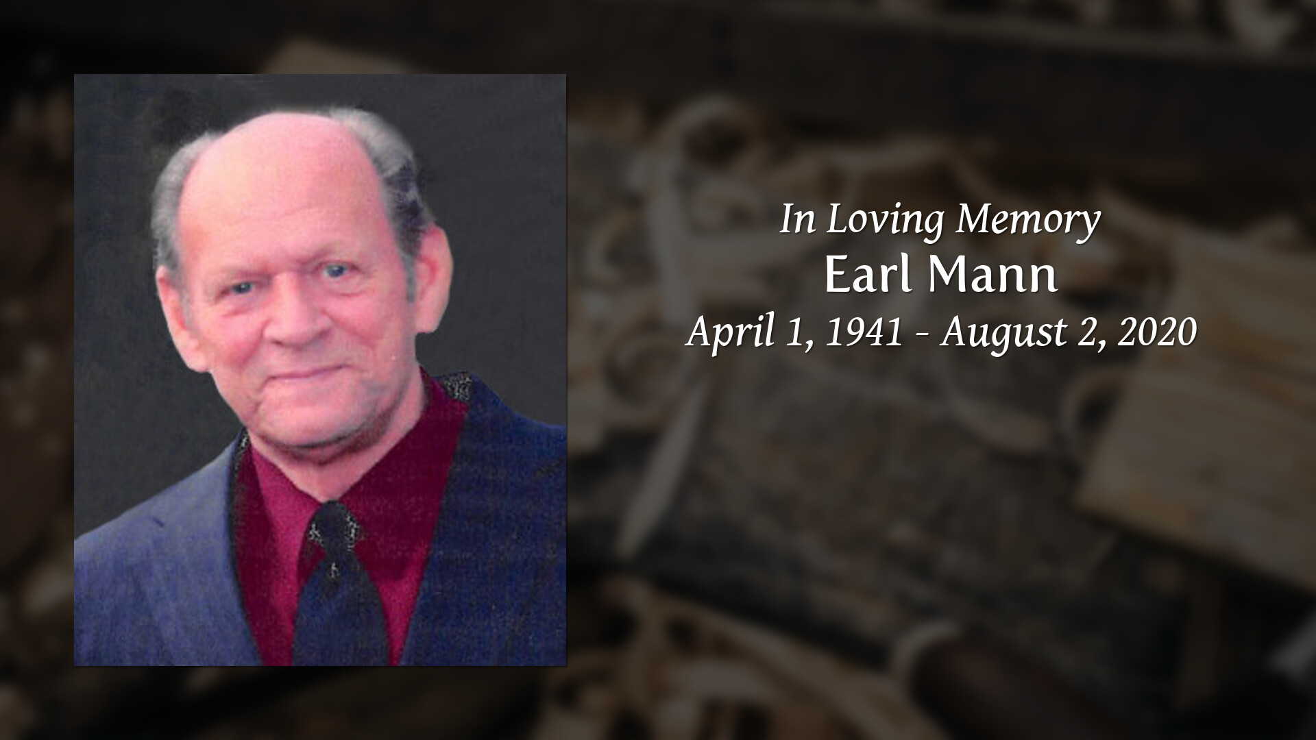Earl Mann - Tribute Video